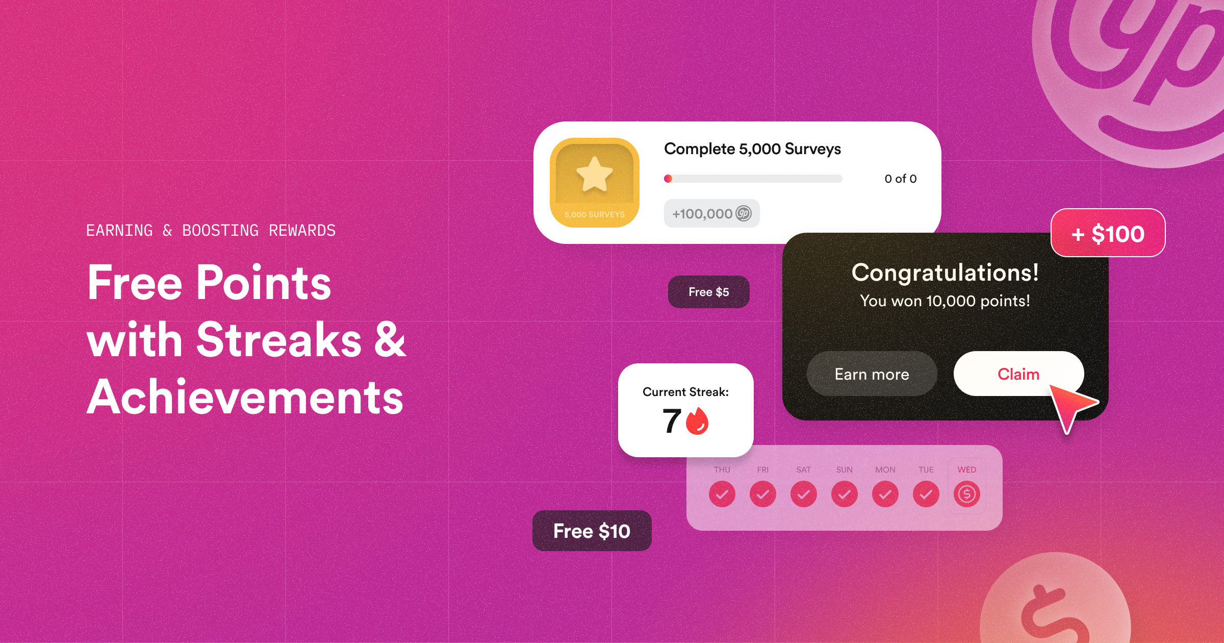 How to Use Streaks and Achievements to Earn Free Points on GrabPoints ...